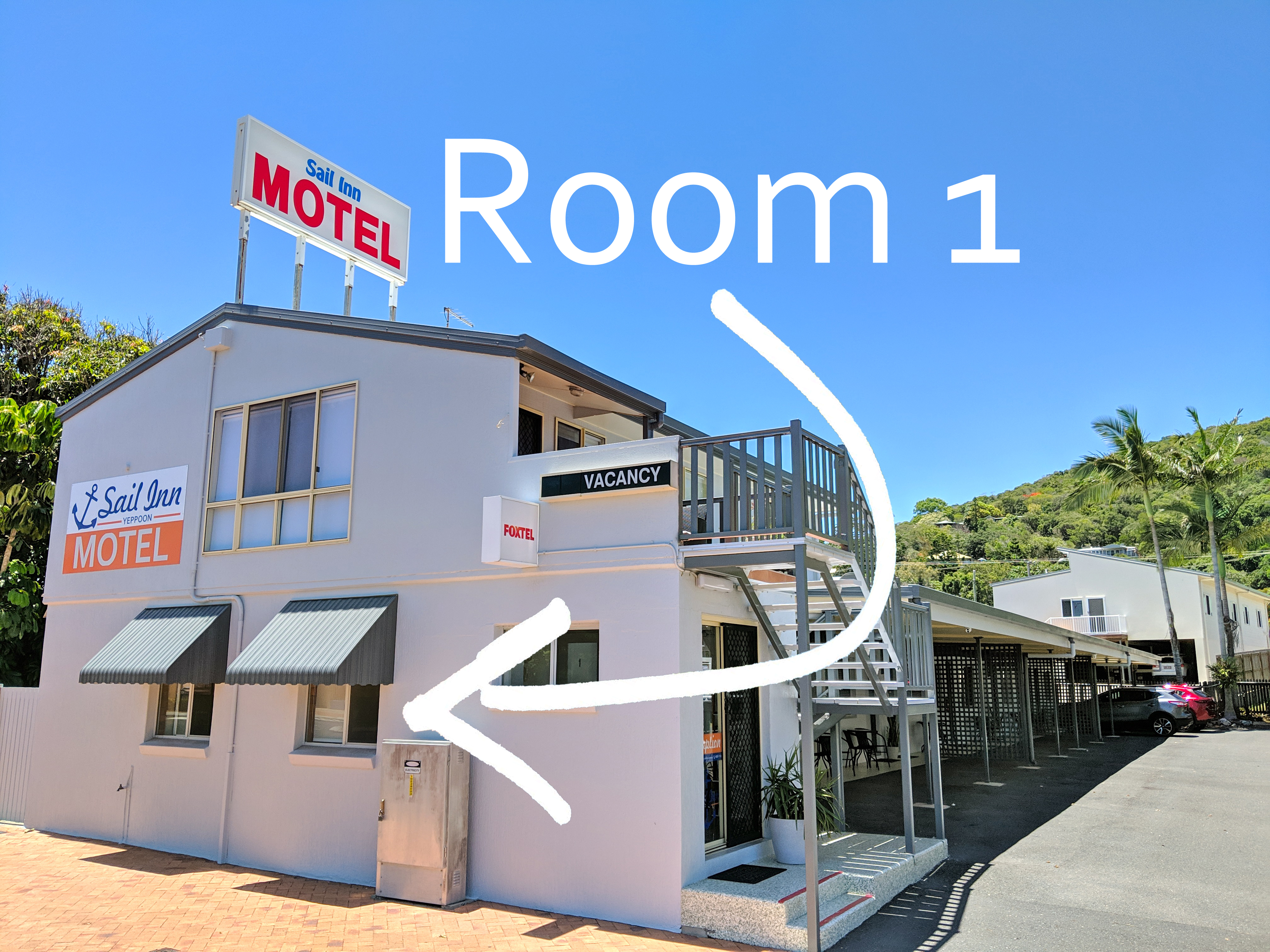 Queen Room (Room 1) – Sail Inn Motel